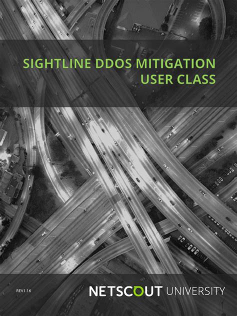 Sl Ddos Detection Mitigation User Course 1 16a R9 5 0 0 Pdf Denial