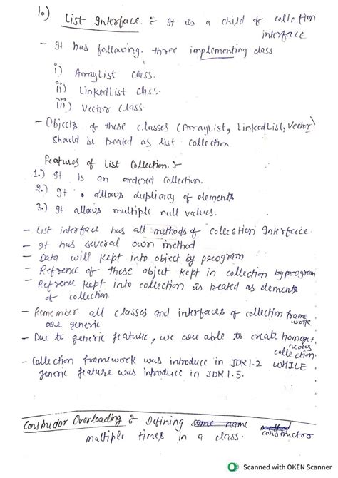 Java Collection Framework Hands Written Notes Your Comprehensive Guide Connect Techs