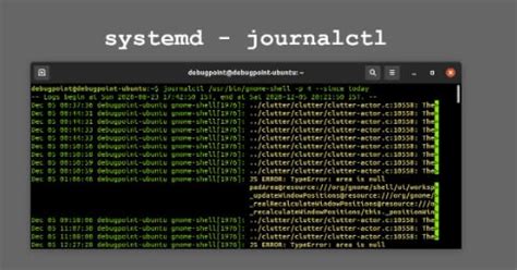 How To Configure And Use Journalctl On Ubuntu A Complete Step By Step