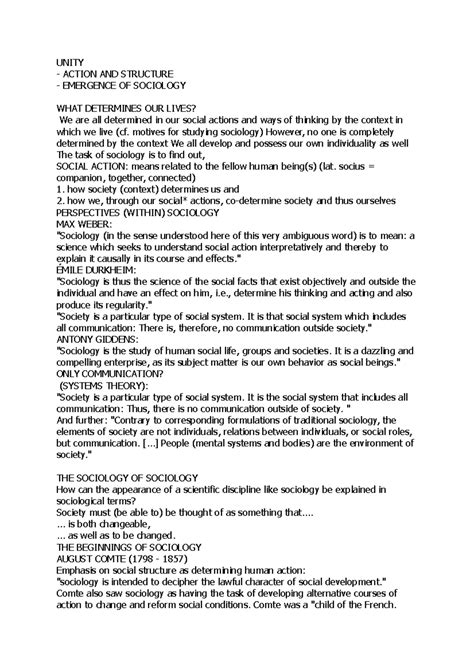 Unity Personality Psychology Unity Action And Structure