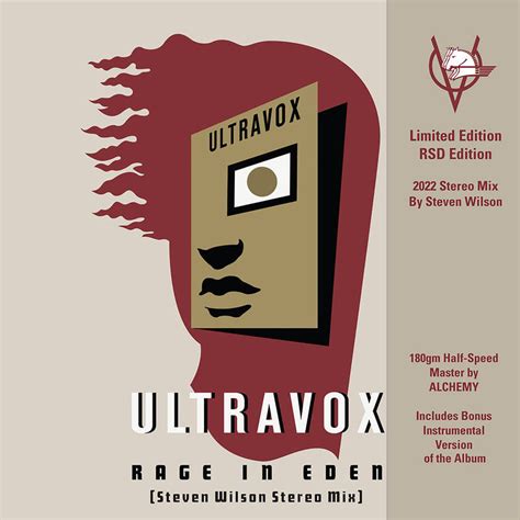 Ultravox Rage In Eden Steven Wilson Stereo Mix Reviews Album Of The Year