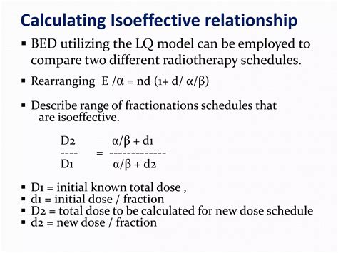 Linear Quadratic Model Ppt Pptx