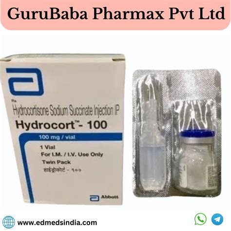 Hydrocortisone Sodium Succinate Injection Hydrocort 100 100mg At ₹ 90 Piece In Nagpur