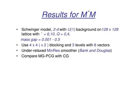 Ppt Adaptive Multigrid For Lattice Qcd Powerpoint Presentation Free Download Id6331450
