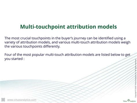 Ppt What Is Multi Touchpoint Attribution Powerpoint Presentation