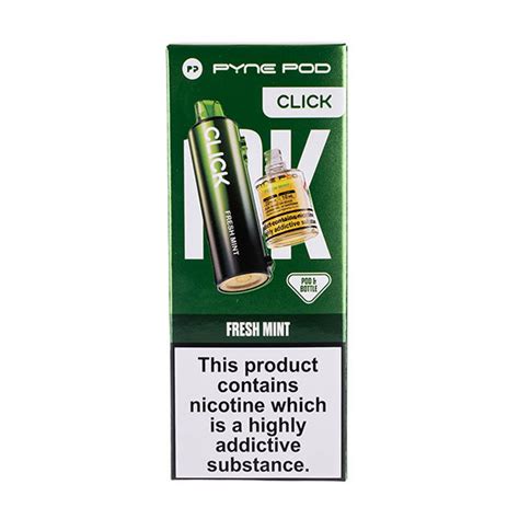 Pyne Pod Click 10000 Fresh Mint Pod And Bottle Free Uk Delivery