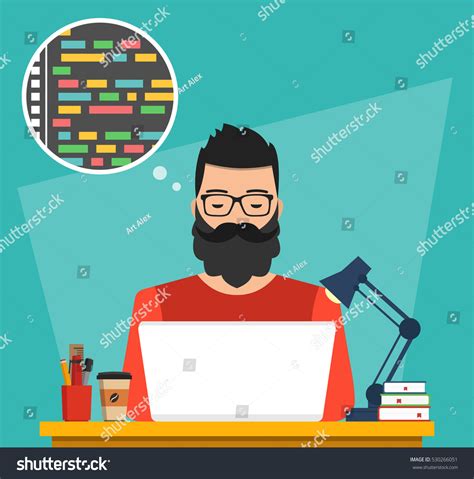 Thinking Using Laptop Over 2 009 Royalty Free Licensable Stock
