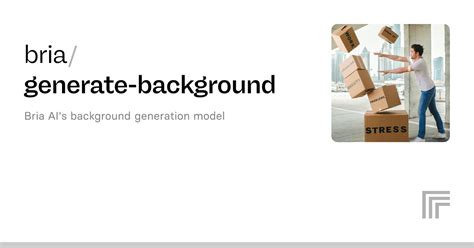 Briagenerate Background Run With An Api On Replicate