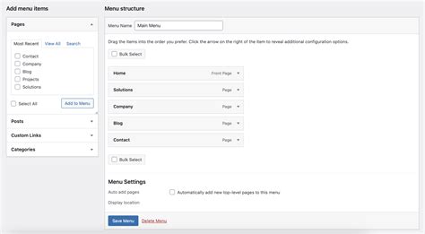 Classic Menus For Block Themes Wordpress Plugin