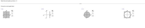 Solved Sketch The Set Of Points Such That R Choose The Chegg