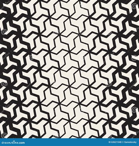 Vector Seamless Black And White Geometric Triangle Shape Stock Illustration Illustration Of
