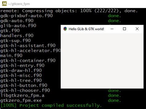 Gtk Fortran For Gtk 3 Can Now Also Be Used As A Fpm Dependency And With