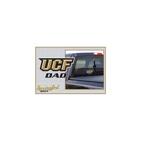 Ucf Knights Dad W Ucf Straight Logo 6 Vinyl Decal Ubuy India