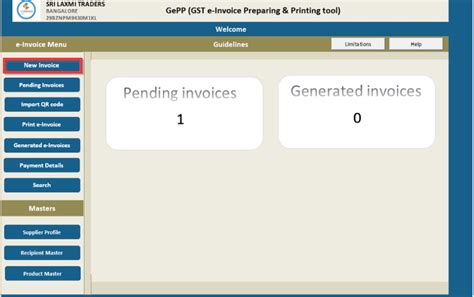 How To Use Gepp Gst E Invoice Preparing And Printing Tool
