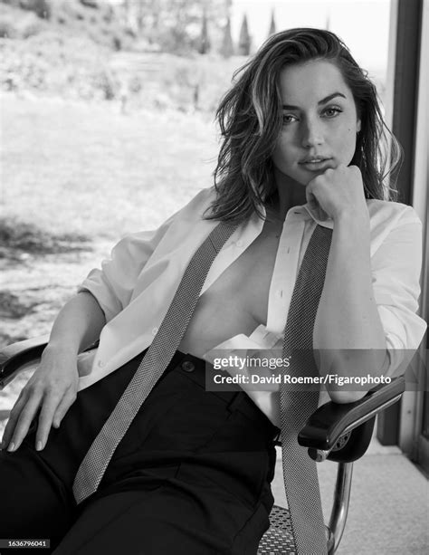 Actress Ana De Armas Poses For A Portrait Shoot For Madame Figaro On