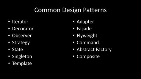 Python Common Design Patterns Pptx