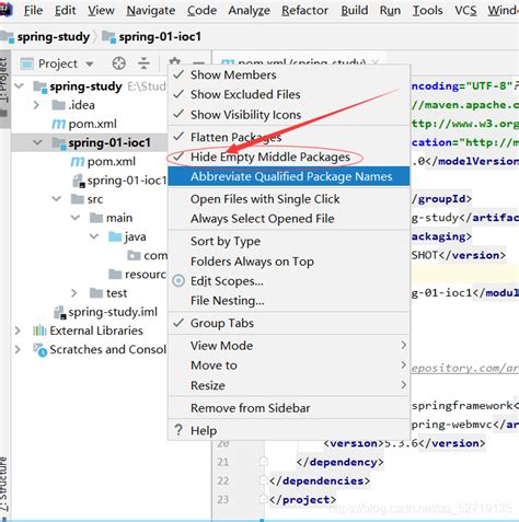 Idea 树形展示包结构 Idea项目结构树状展示 Csdn博客