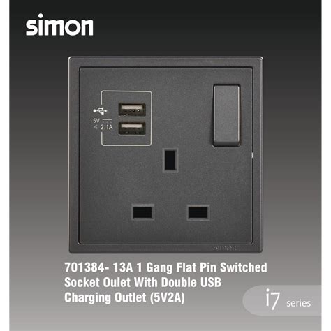 Simon I7 Series Switch Switches And Socket Outlet Graphic Black Shopee Malaysia