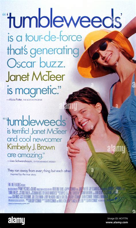 Tumbleweeds Us Poster From Left Kimberly J Brown Janet Mcteer