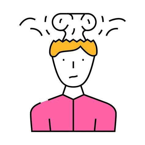 Brain Explosion Male Icon Color Illustration 49821916 Vector Art At Vecteezy