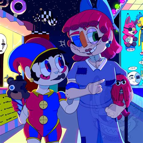 Fair Night Pomni X Ragatha Tadc 1 4 By Squint The Dutchie On Deviantart