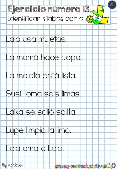 Cuaderno De Lectoescritura Con Letras M P L S