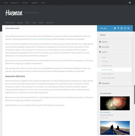 hueman wordpress theme free and feature packed noupe
