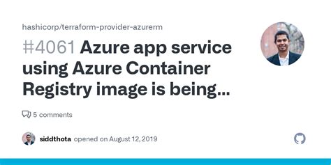 azure app service using azure container registry image is being considered as private · issue