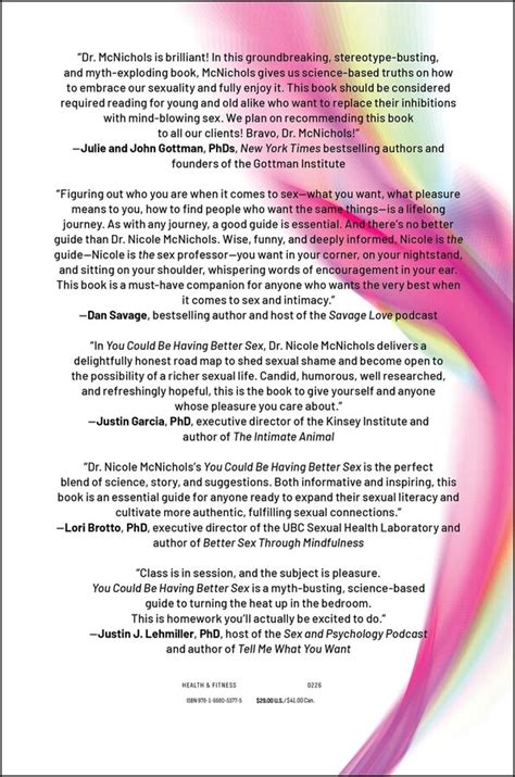 You Could Be Having Better Sex Book By Nicole Mcnichols Official Publisher Page Simon