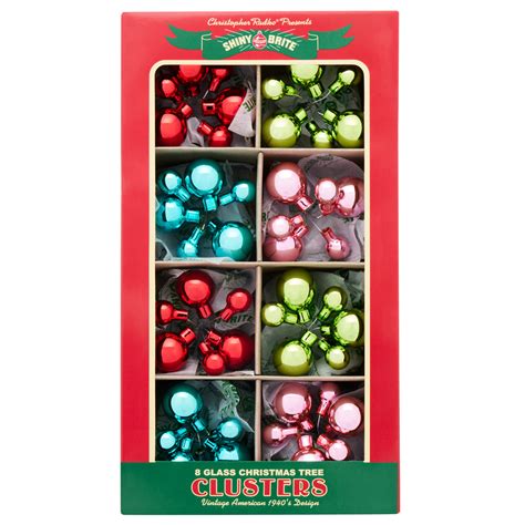 Christopher Radko Festive Fete 8 Count 6pc 1 And 5 Clusters
