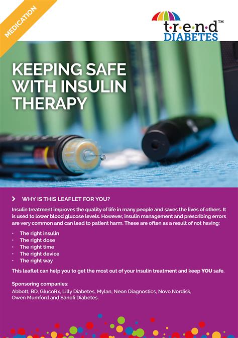Keeping Safe With Insulin Therapy Trend Diabetes