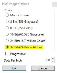 Unable To Export A Raster Image Of The Drawing With Transparent Background From AutoCAD