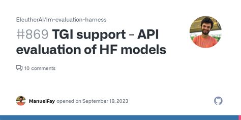 Tgi Support Api Evaluation Of Hf Models · Issue 869 · Eleutherailm
