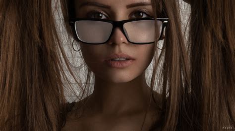 Glasses Women Face Portrait Women With Glasses Hd Wallpaper Rare Gallery