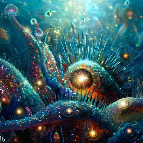 Deep Sea Life Colorful Sharp Teeth R Aiart