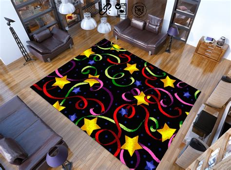 Arcade Rug Game Room Rug Custom Rug Arcade Modern Decor Rug Bowling