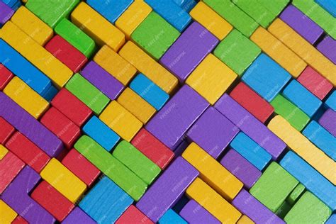 Premium Photo Colorful Background Of Wooden Blocks A Spectrum Of Multi Colored Wooden Blocks