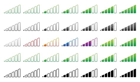 Signal Strength Indicator Template Wi Fiwireless Connection Set Up Wifi Vector Set Up Wifi