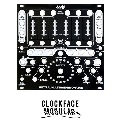 4ms Spectral Multiband Resonator Smr Black Faceplate Reverb