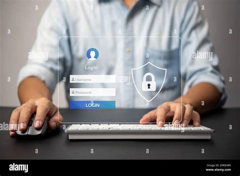 Protection Personal Data Against Hackers Security Internet Access Of Personal Data