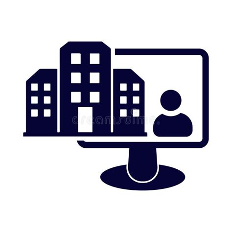 Architecture Home Design Computer Architecture Design Icon Stock Vector Illustration Of