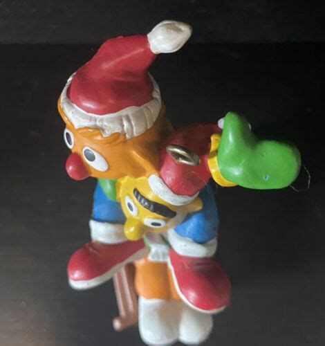 Sesame Street Bert And Ernie On A Sled Jim Henson Christmas Tree