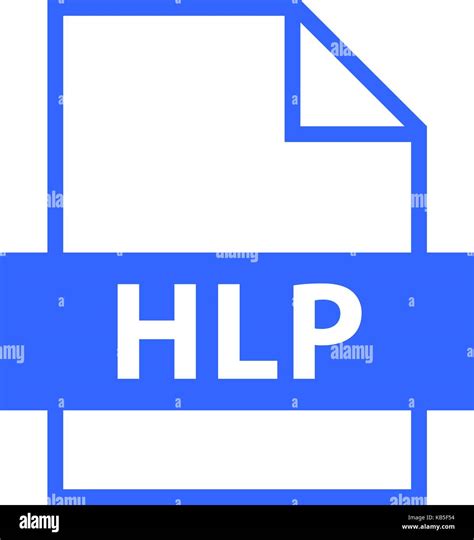 Hlp File Stock Vector Images Alamy