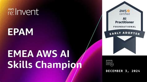 Aws Ai Innovation Awsreinvent Awschampion Aiinnovation