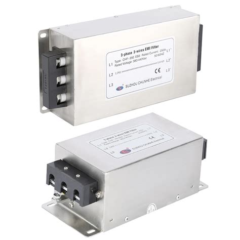 Universal Three Phase Three Line Power EMI Noise Filter Power Filter And Power Line Filter