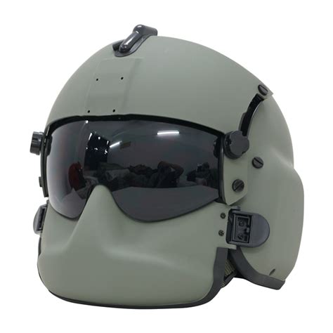 Hgu 56p Helicopter Pilot Helmet With Dual Lens And Face Shield Airsoft