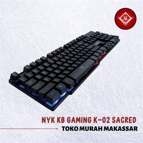 Jual Keyboard Gaming Nyk K 02 Sacred Keyboard Nyk Sacred Usb Kbg02 Nyk Shopee Indonesia