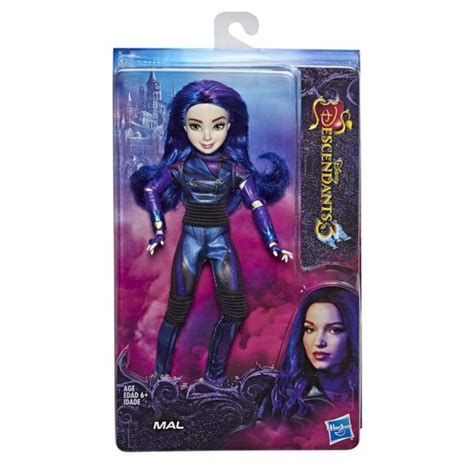 Disney Descendants Mal Doll Inspired Fashion Doll For Girls Toptoy