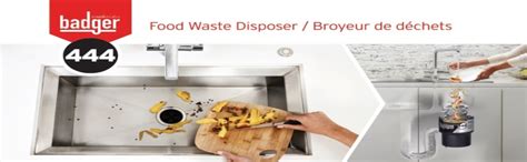 Insinkerator Garbage Disposal Badger 444 3 4 Hp Continuous Feed Garburator Garbage Disposals