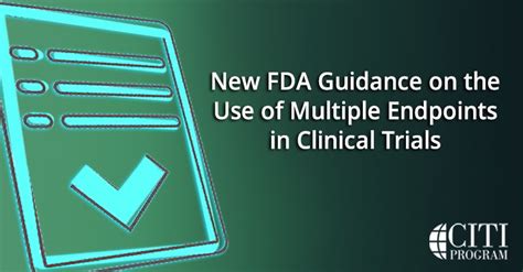 Fda Guidance The Use Of Multiple Endpoints In Clinical Trials